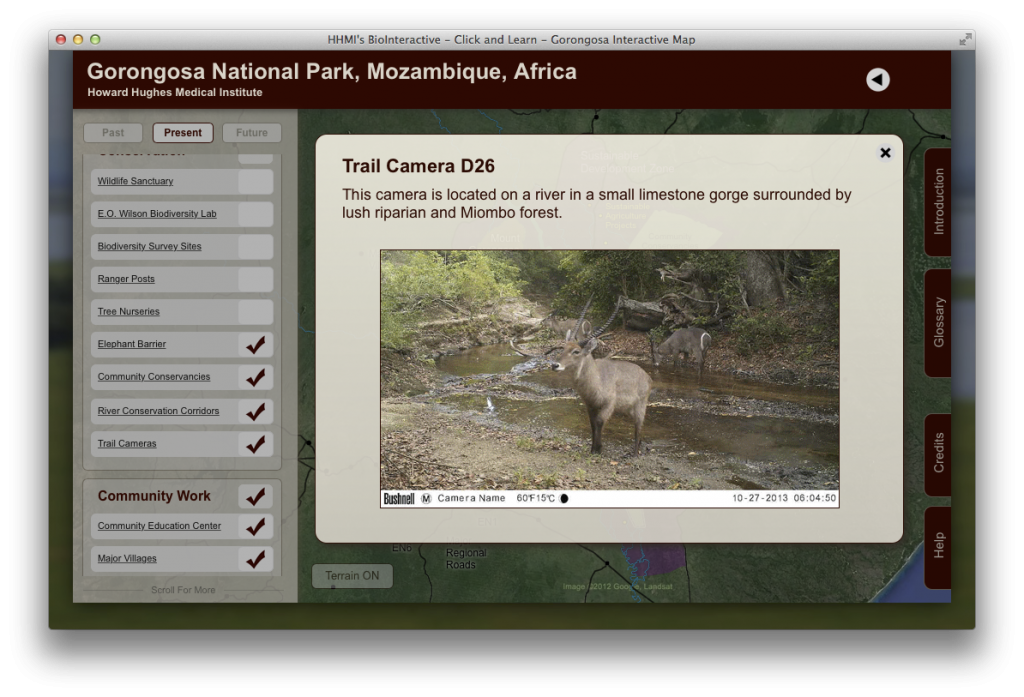 Gorongosa National Park Interactive Map – Astronaut 3 Media Group